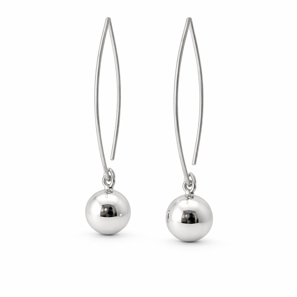 Sterling Silver Dangling Ball Fish Hook Earrings – Atlanta Jewelers Supply