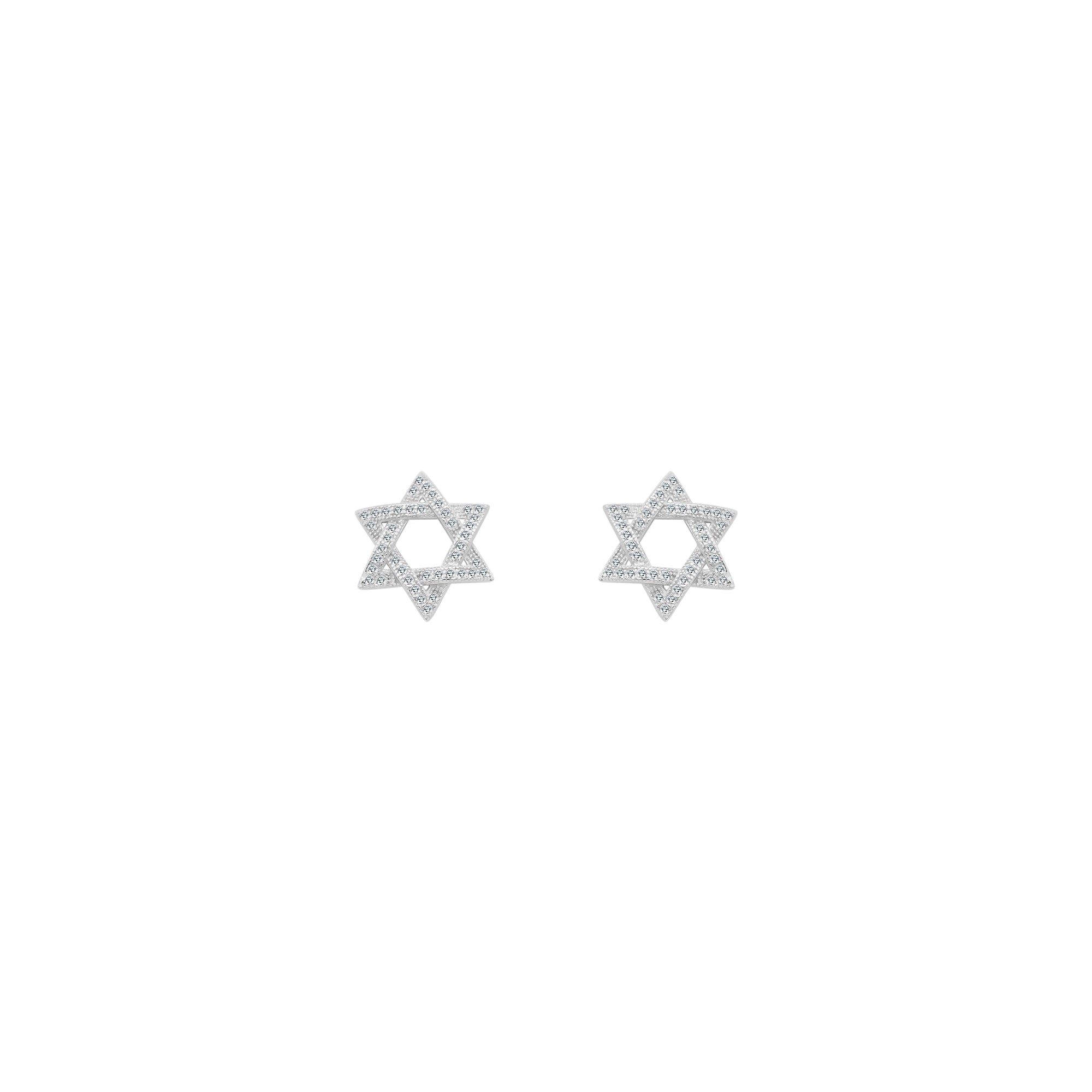 Sterling Silver Large Star Of David Studs – Atlanta Jewelers Supply